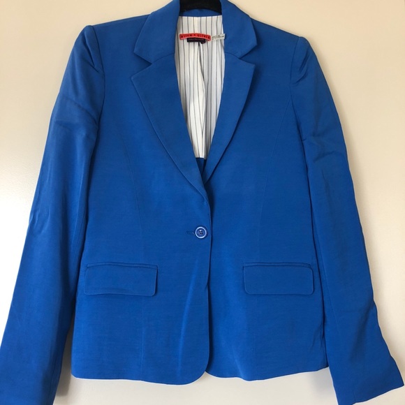 Alice + Olivia | Jackets & Coats | Alice Olivia Blue Blazer | Poshmark